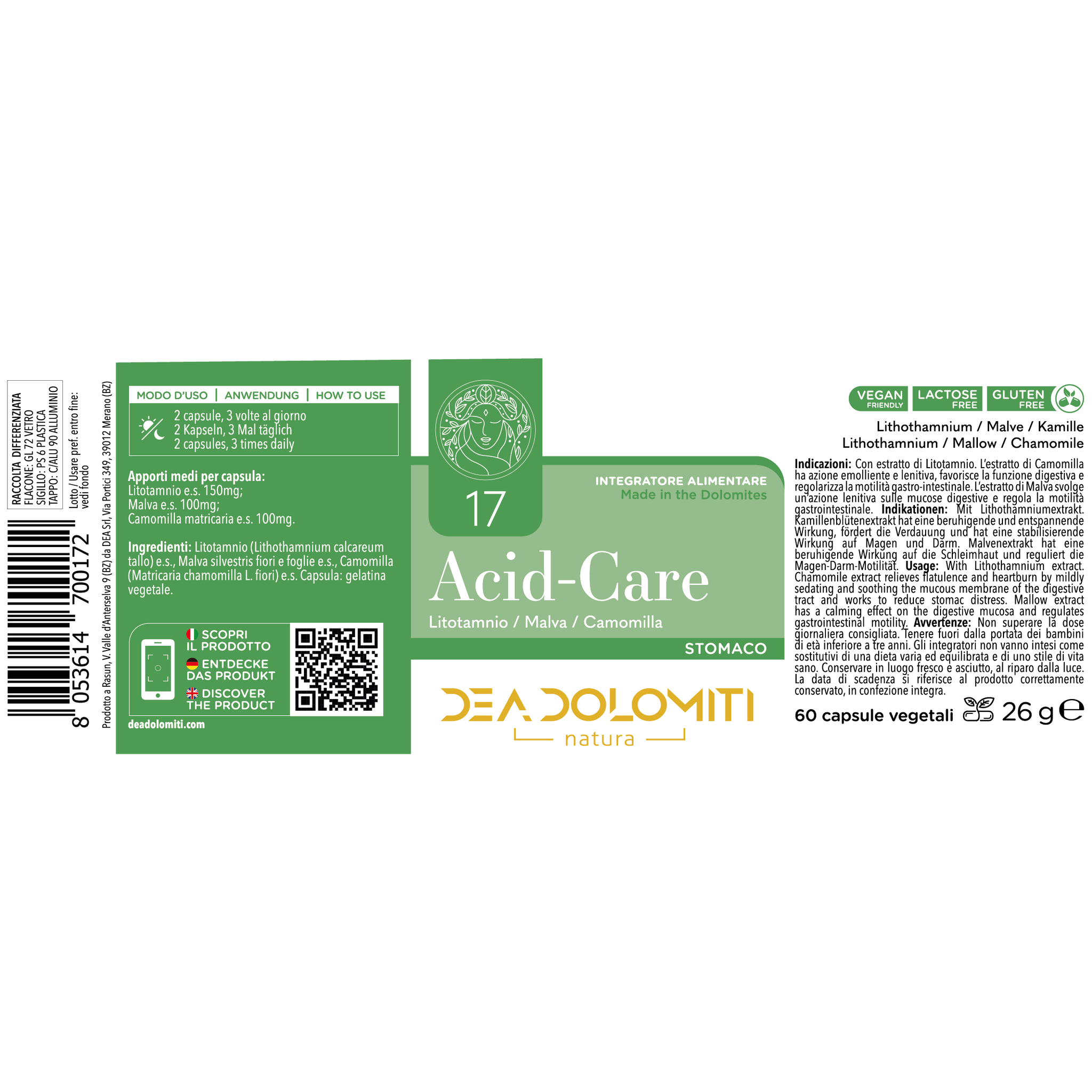 ACID-CARE | Stomach acidity, reflux and well-being – DeaDolomiti